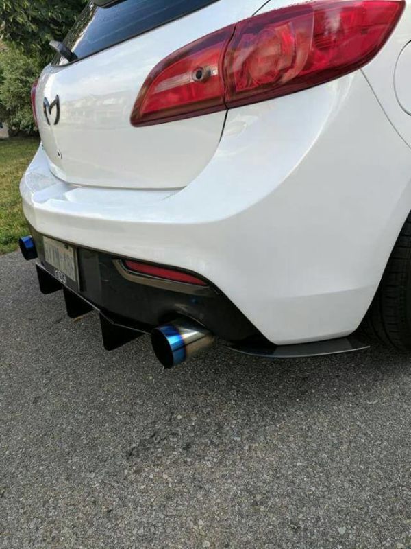2010-2013 Mazda 3/ MazdaSpeed 3 Rear Diffuser - Ventus Autoworks