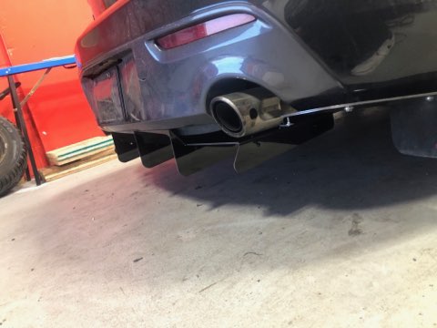 2010-2013 Mazda 3/ MazdaSpeed 3 Rear Diffuser - Ventus Autoworks
