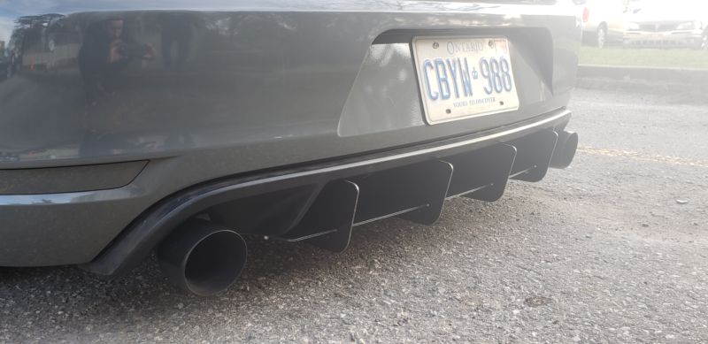 2010-2014 Volkswagen GTI Mk6 Rear Diffuser+Rear Corner Spats - Ventus ...