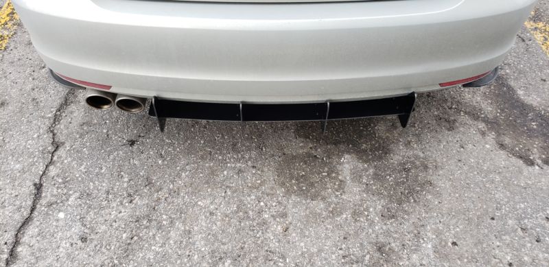 2011-2014 Volkswagen Jetta Mk6 Rear Diffuser+Rear Corner Spats - Ventus ...