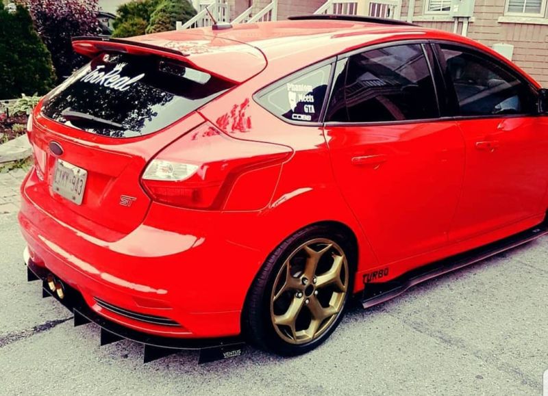 2013-2018 Ford Focus ST Rear Diffuser - Ventus Autoworks