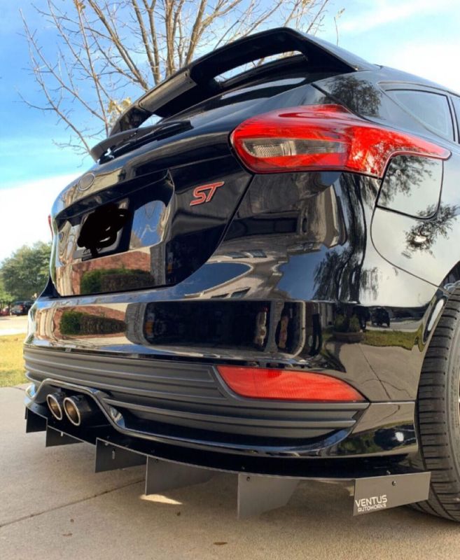 2013-2018 Ford Focus ST Rear Diffuser - Ventus Autoworks