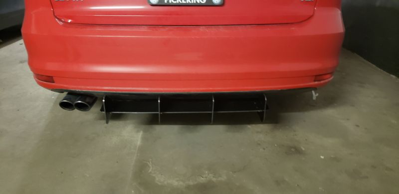 2015-2018 Volkswagen Jetta mk6.5 Rear Diffuser - Ventus Autoworks