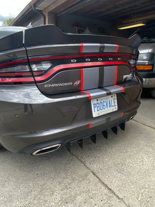 2015-2021 Dodge Charger Wickerbill RT (FITS ON SMALL SPOILER) - Ventus ...