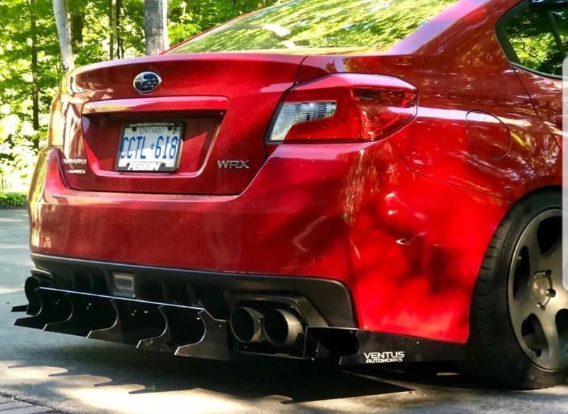 2015-2022 Subaru WRX STI Rear Diffuser - Ventus Autoworks