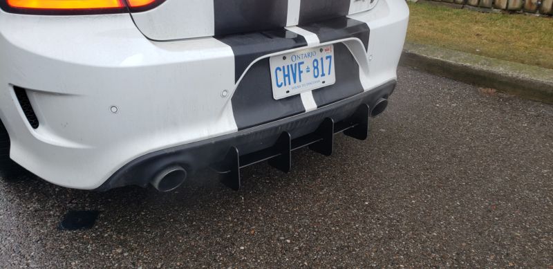 2015+ Dodge Charger Rear Diffuser+Rear Corner spats - Ventus Autoworks