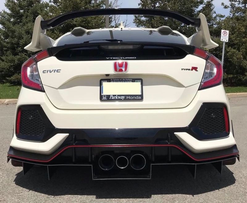 2017-2021 Honda Civic Type R Rear Diffuser - Ventus Autoworks