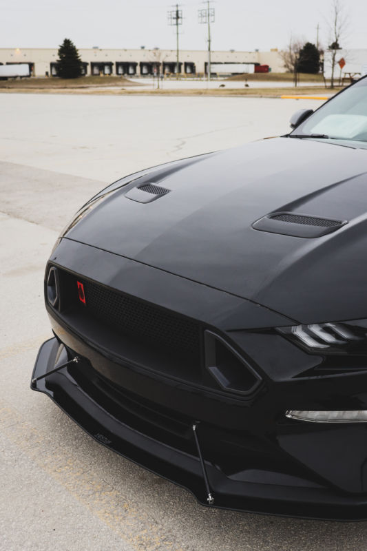 2018-2023 Ford Mustang Front Splitter - Ventus Autoworks