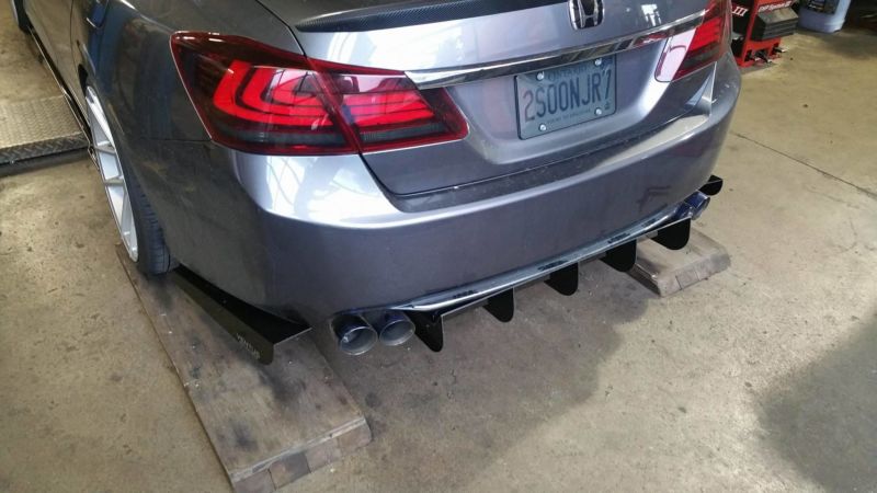 2013-2015 honda accord sedan Rear Diffuser - Ventus Autoworks
