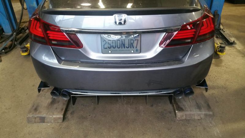 2013-2015 honda accord sedan Rear Diffuser - Ventus Autoworks