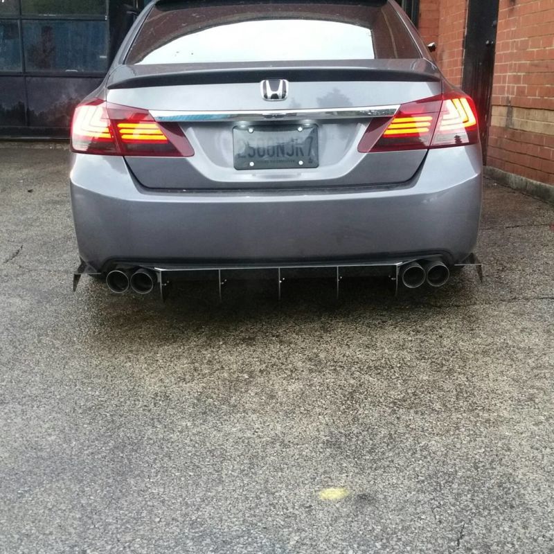 2013-2015 honda accord sedan Rear Diffuser - Ventus Autoworks