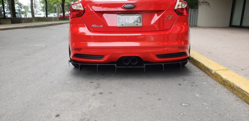 2013-2018 Ford focus ST Rear Diffuser - Ventus Autoworks