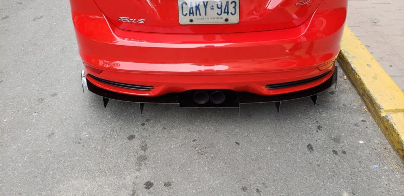 2013-2018 Ford focus ST Rear Diffuser - Ventus Autoworks