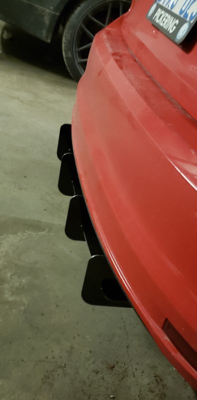 2015-2018 volkswagen jetta mk6.5 rear diffuser - Ventus Autoworks