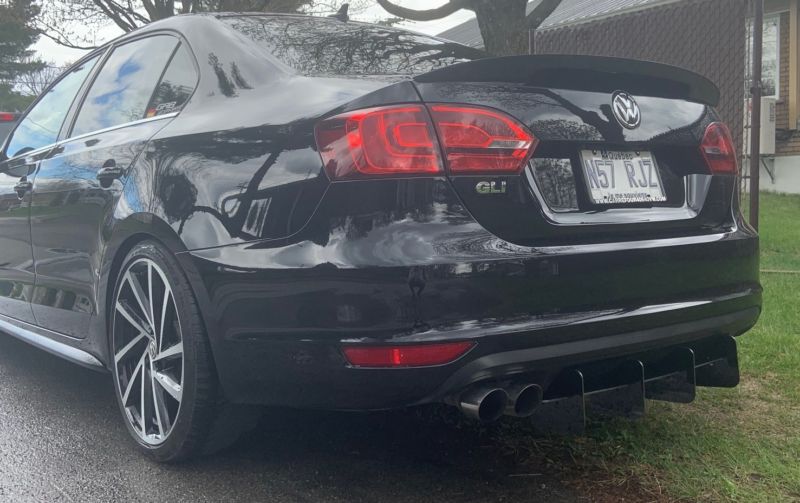 2011-2014 volkswagen gli mk6 rear diffuser+Rear corner spats - Ventus ...