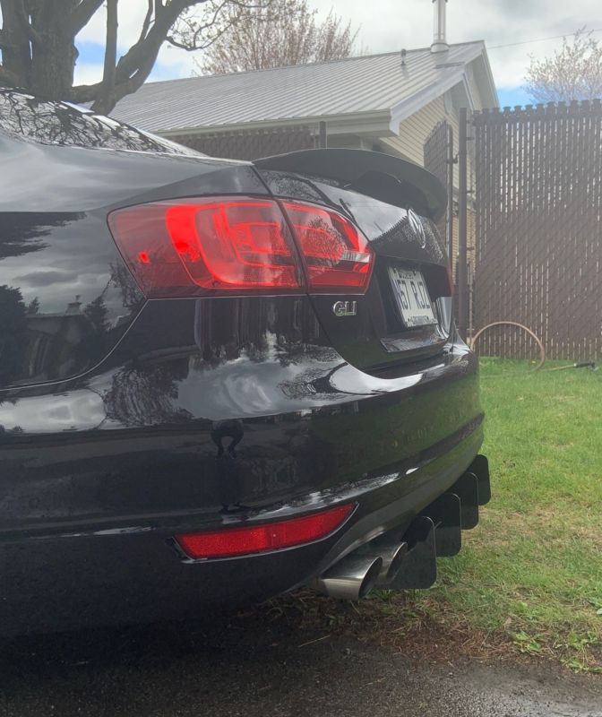 2011-2014 volkswagen gli mk6 rear diffuser+Rear corner spats - Ventus ...