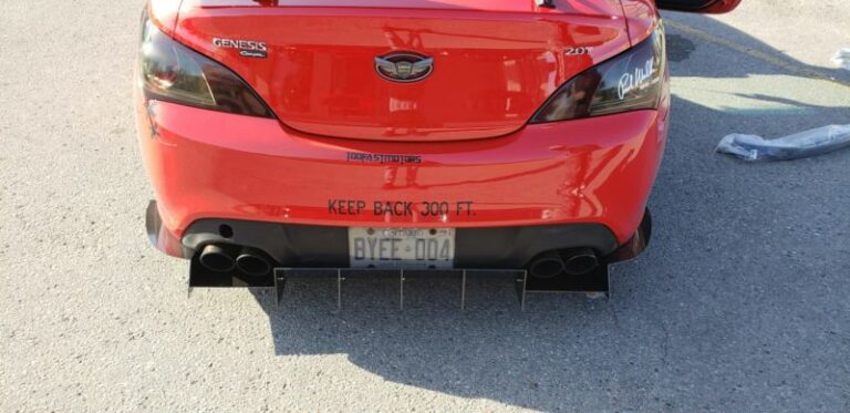 2009-2012 Hyundai Genesis Coupe Rear Diffuser - Ventus Autoworks